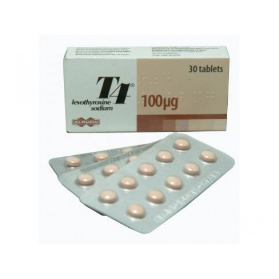 T4 100mcg - Levothyroxine